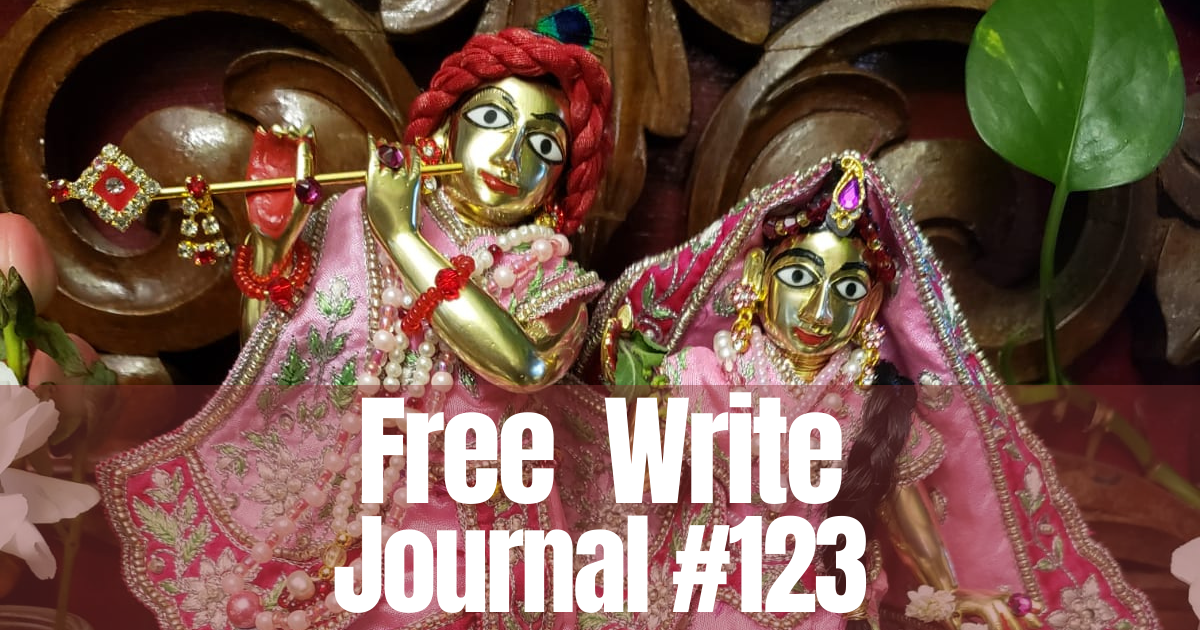 Satsvarupa dasa Goswami - Free Write Journal #123