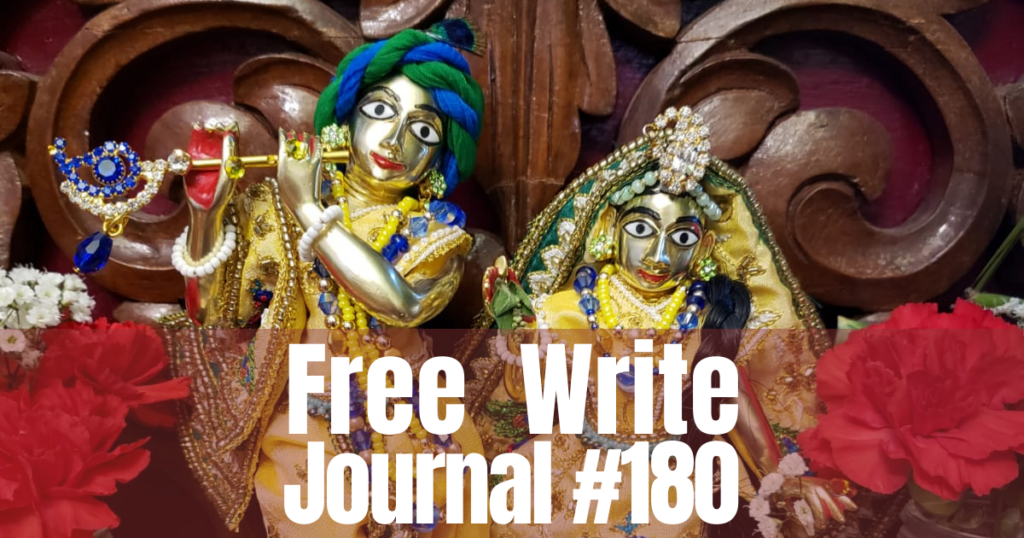 Satsvarupa Dasa Goswami Free Write Journal 180