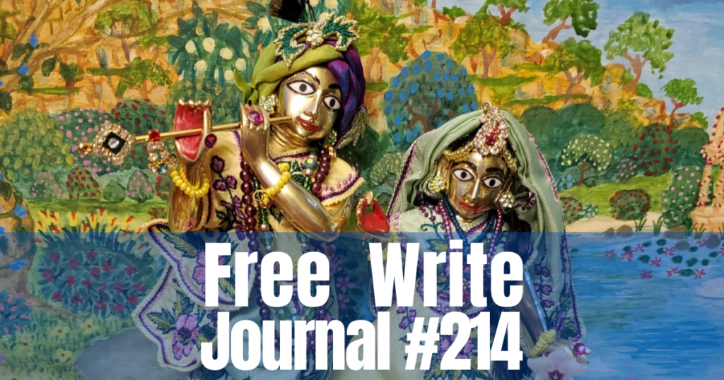 Satsvarupa Dasa Goswami Free Write Journal 214