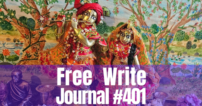 Satsvarupa dasa Goswami - Free Write Journal #401
